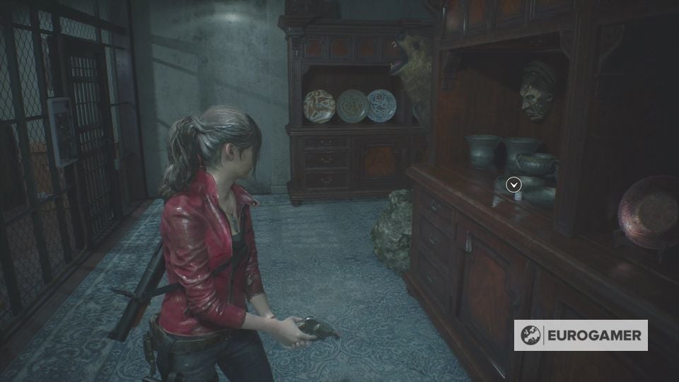 Resident Evil 2 - Chief's Office, Heart Key location | Eurogamer.net