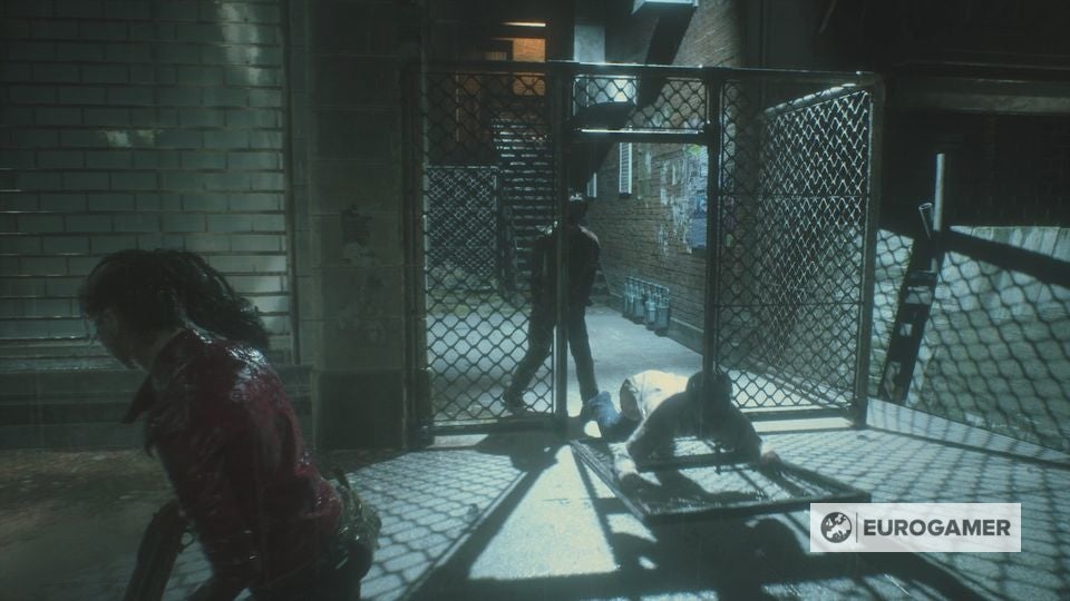 Resident Evil 2 - Orphanage, Sherry block puzzle and Sherry stealth ...