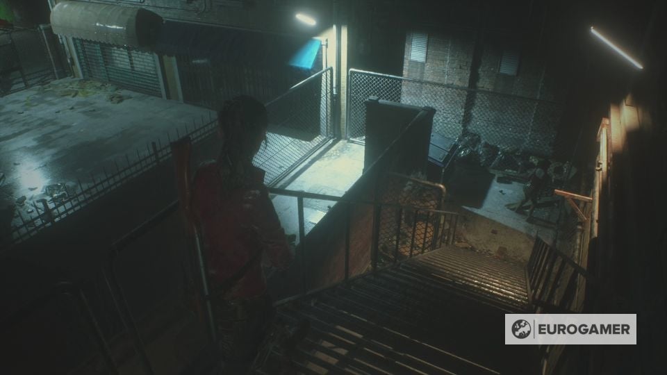 Resident Evil 2 - Orphanage, Sherry block puzzle and Sherry stealth ...