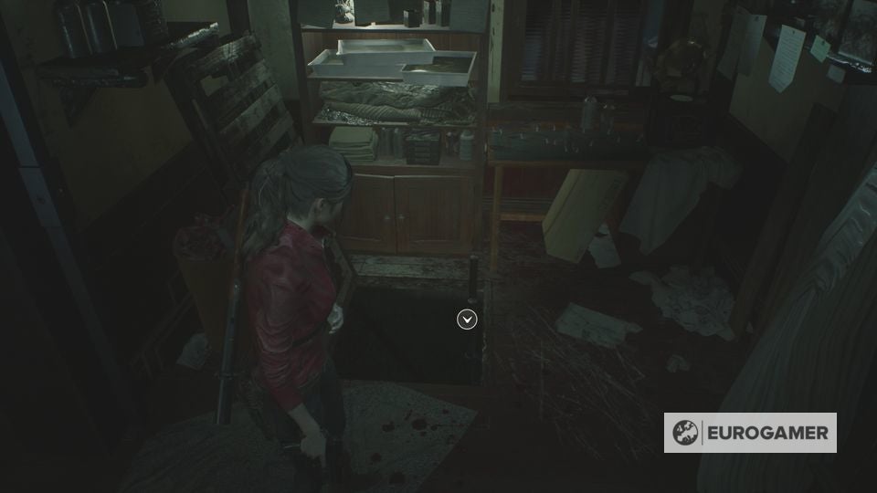 Resident Evil 2 - Orphanage, Sherry block puzzle and Sherry stealth ...