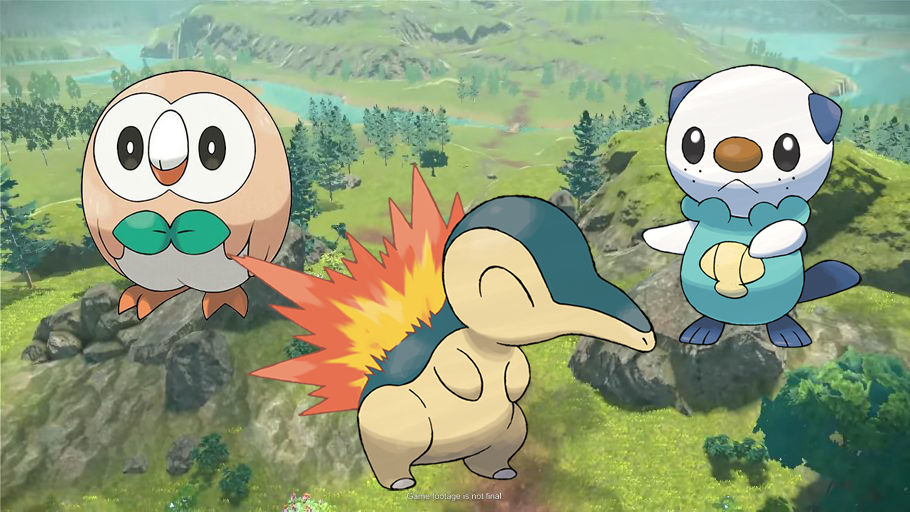 Pokémon Legends: Arceus - Qual o melhor starter - Cyndaquil, Rowlet ou ...