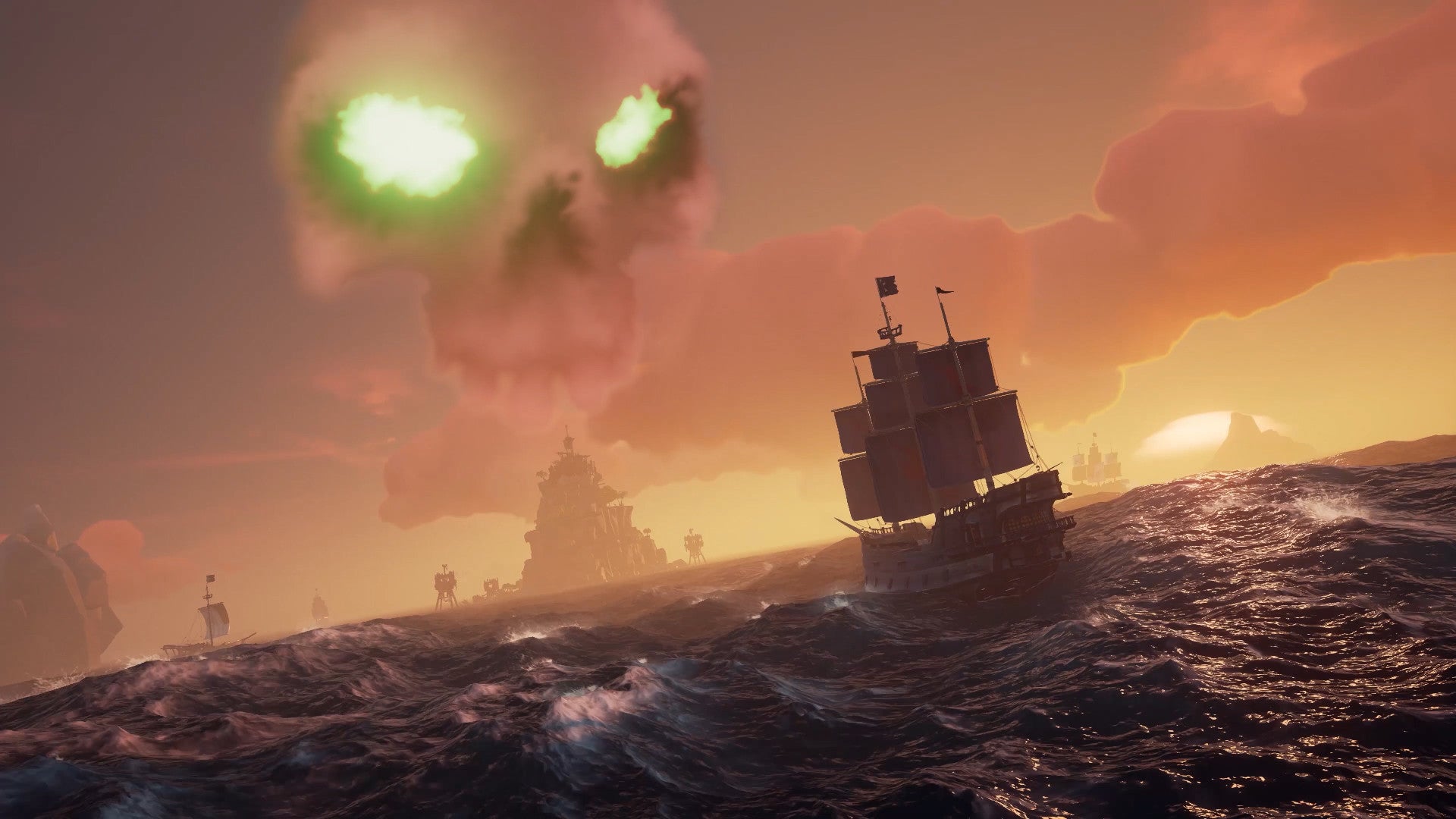 Sea of Thieves Skeleton Forts: Skull Clouds, Stronghold Keys and how to ...