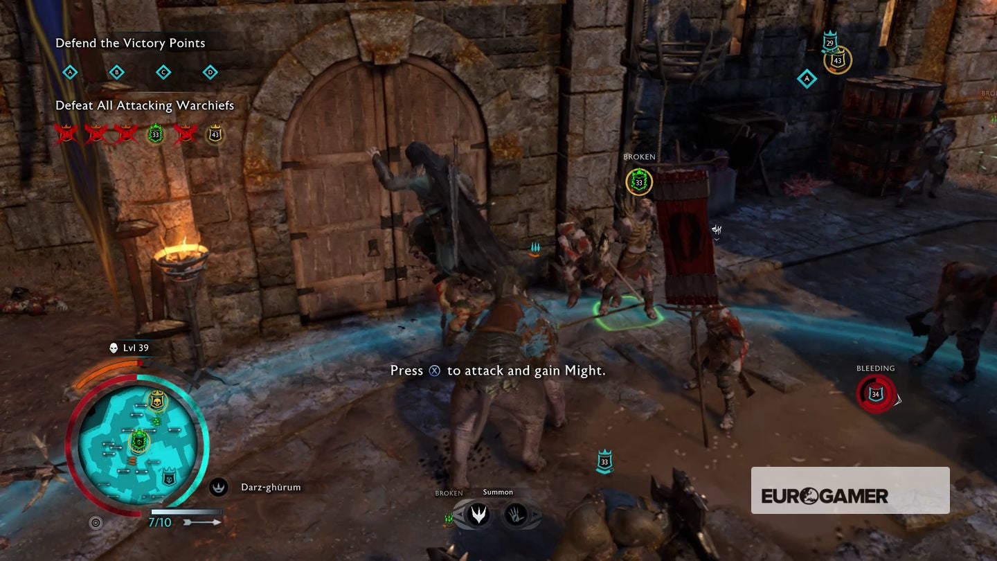 Shadow of War Fortress Sieges: How to prepare, capture Victory Points ...