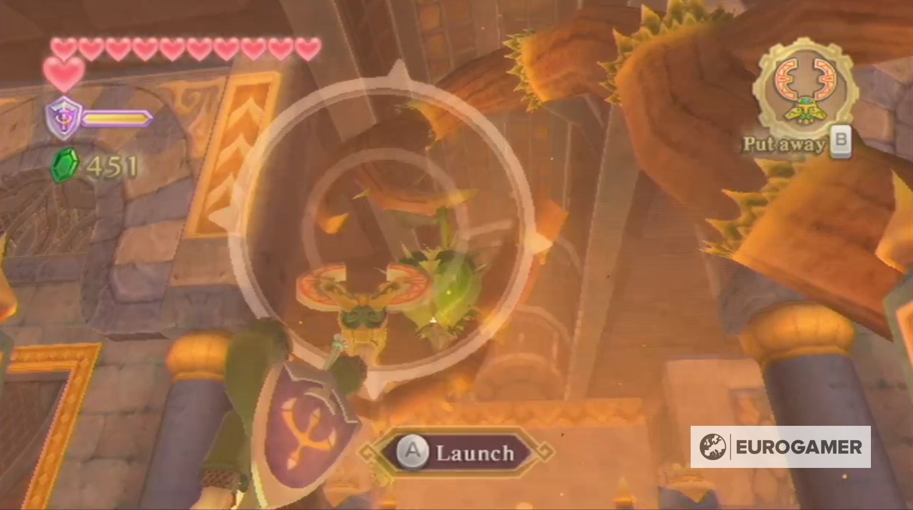 Zelda: Skyward Sword - Fire Sanctuary dungeon: How to get and use the ...