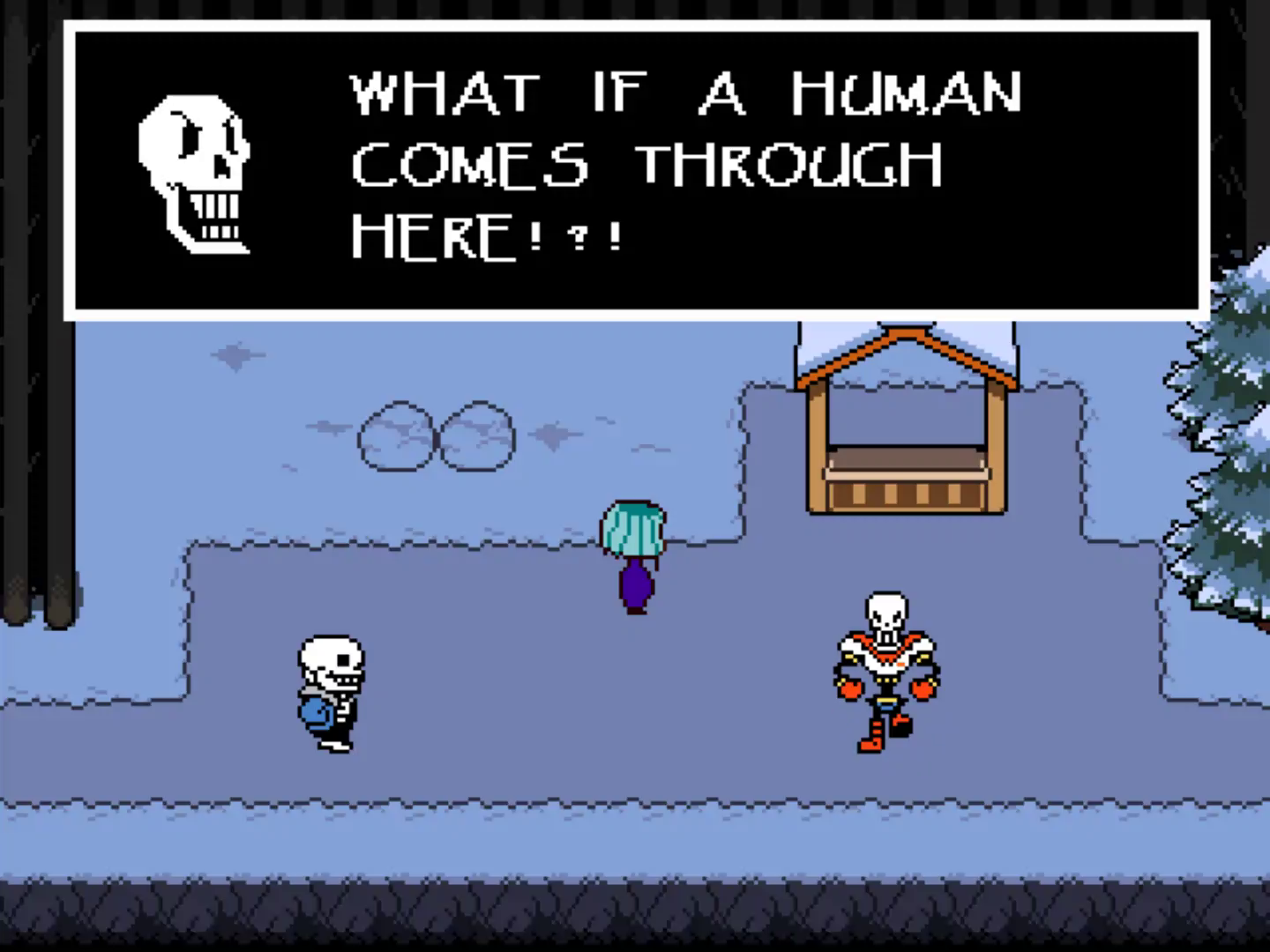 Undertale - Snowdin explored: Mysterious door, puzzle solutions, and ...