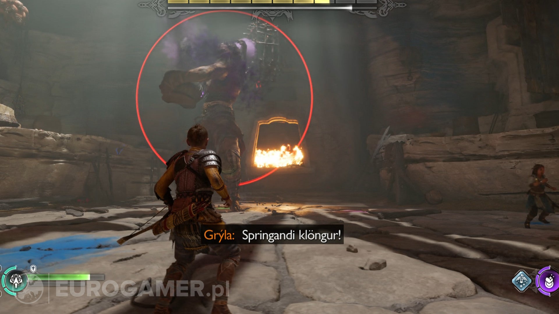 God of War Ragnarok - Gryla: walka, jak pokonać | Eurogamer.pl