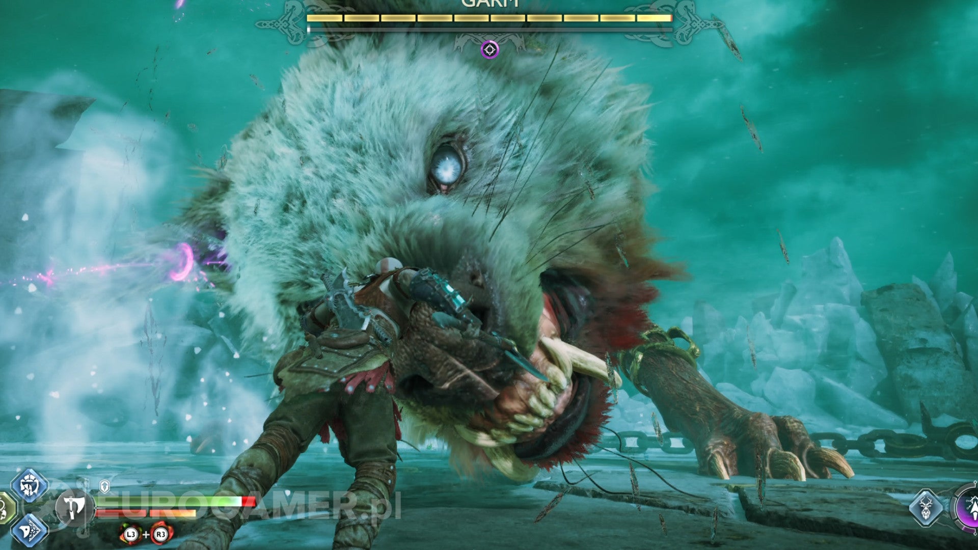 God of War Ragnarok - Garm: piewsza walka, jak pokonać | Eurogamer.pl