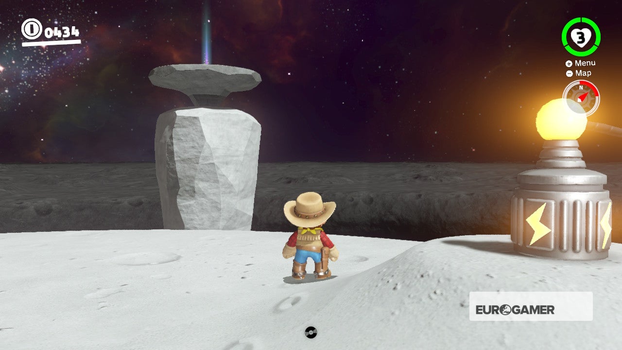 Super Mario Odyssey - Dark Side of the Moon and how to complete Rabbit ...