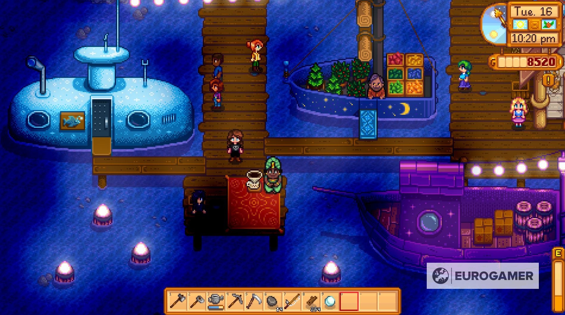 Stardew Valley Night Market and Mermaid Boat puzzle solution explained ...