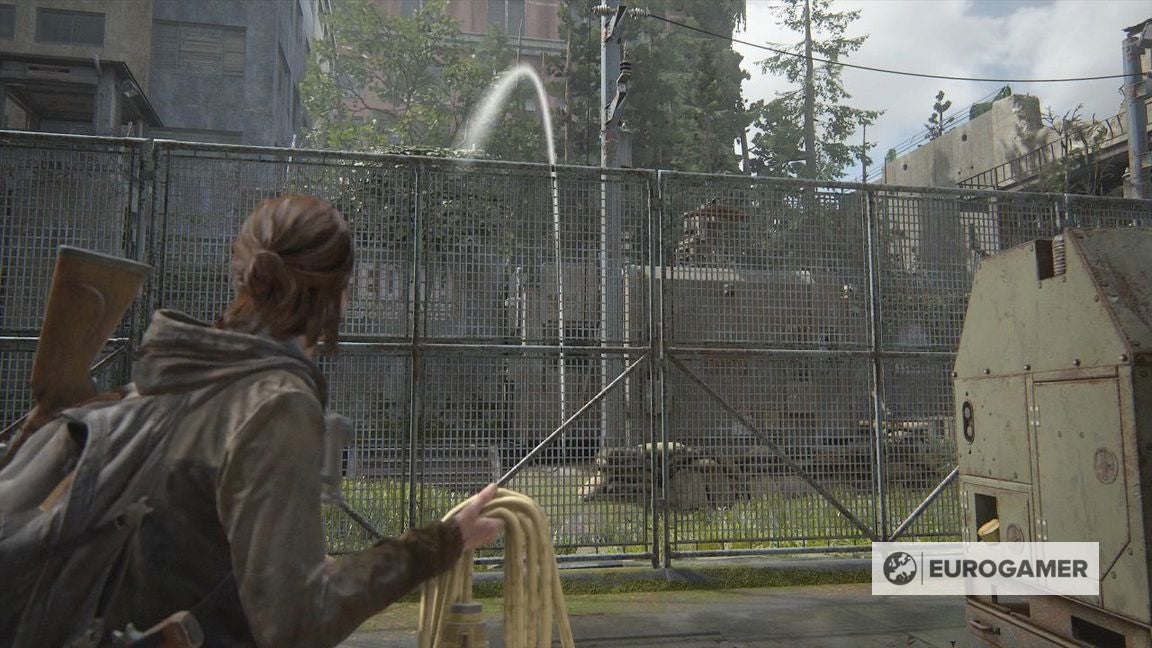 The Last of Us Part 2 - The Gate: All items, how to climb the QZ gate ...