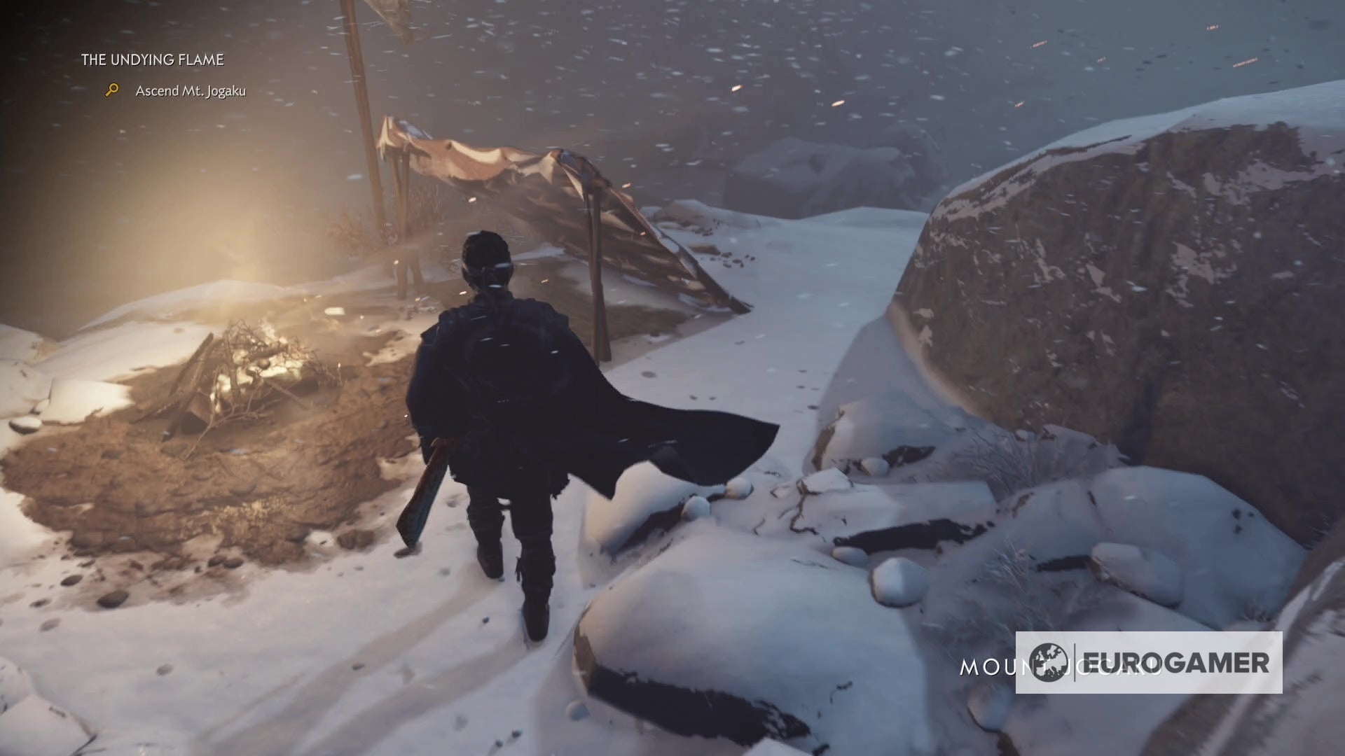 Ghost of Tsushima - The Undying Flame quest: How to get to the top of ...