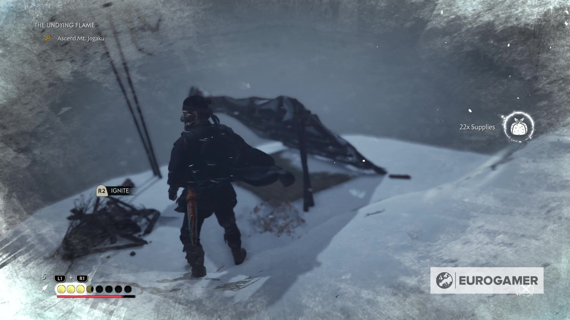 Ghost of Tsushima - The Undying Flame quest: How to get to the top of ...