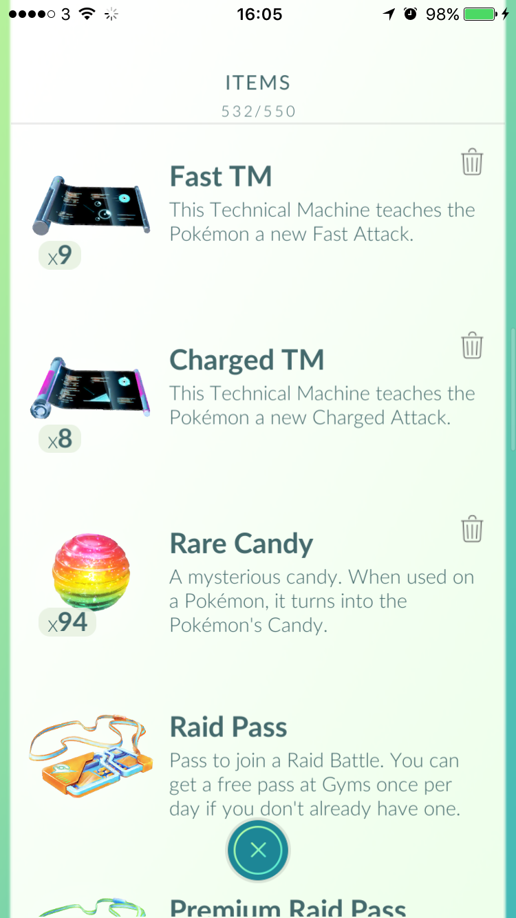 Pokémon Go Moves - how to get a second charge move, Fast TMs, Charge ...