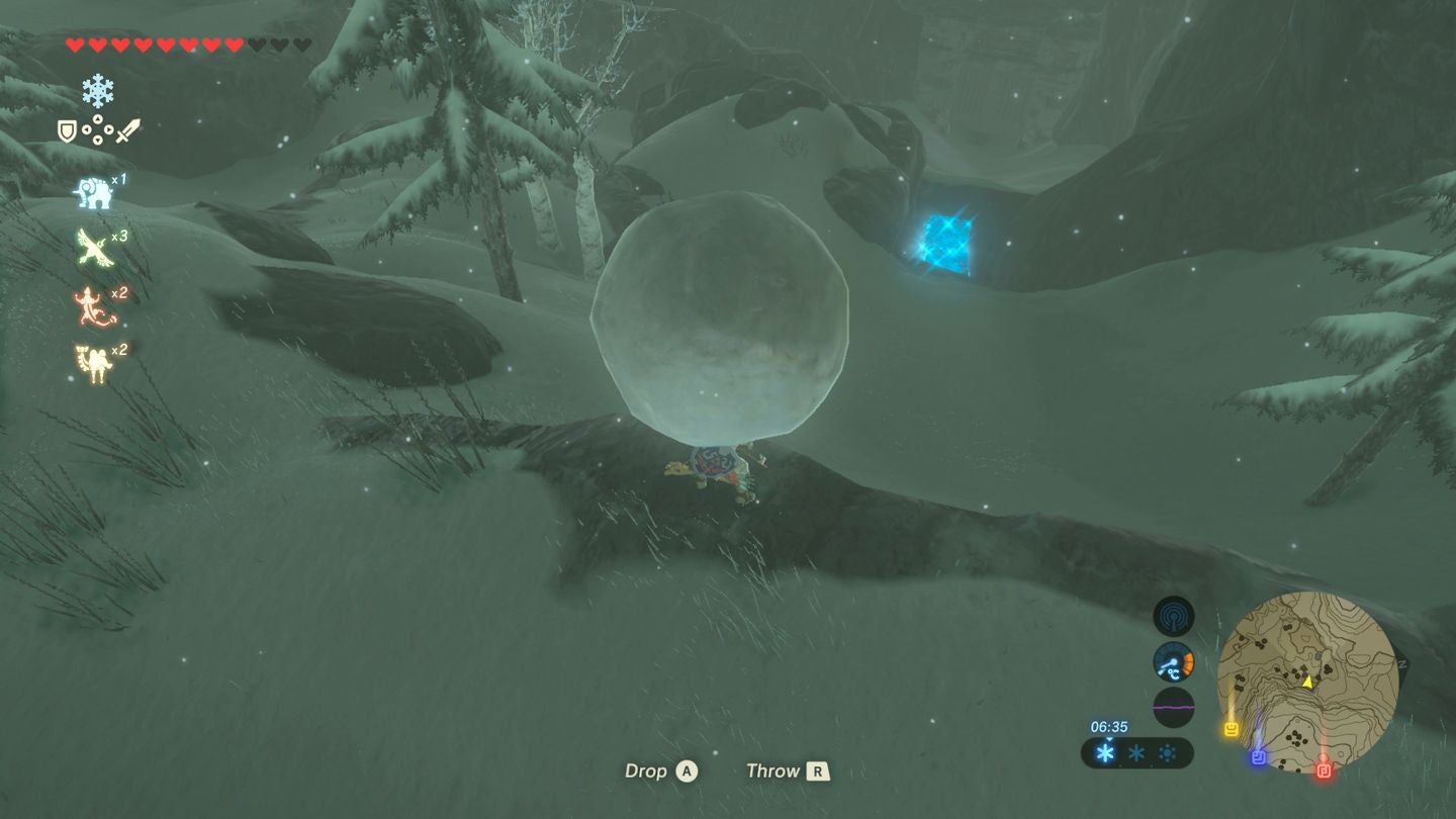 Zelda - To Quomo shrine and how to open the Hebra North Summit gates in ...