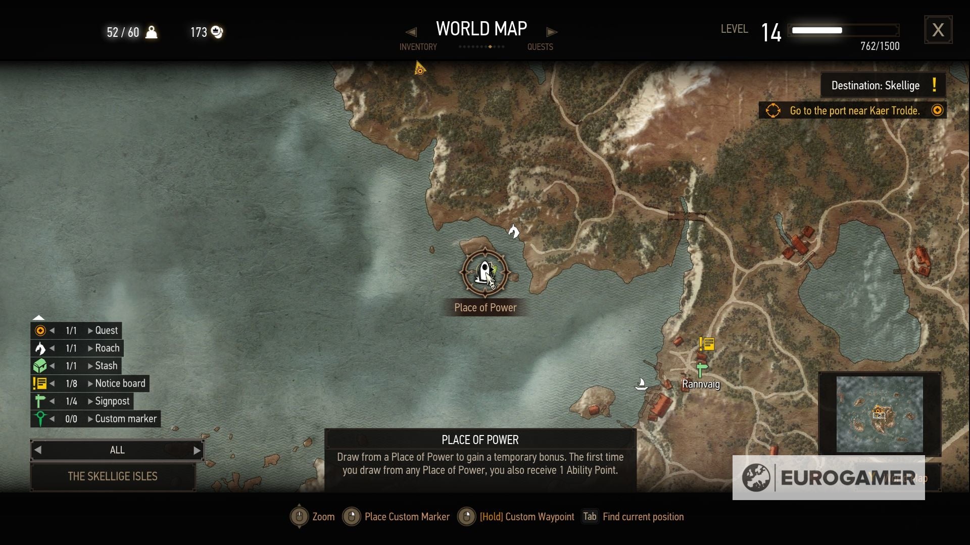 The Witcher 3 Places of Power locations list | Eurogamer.net