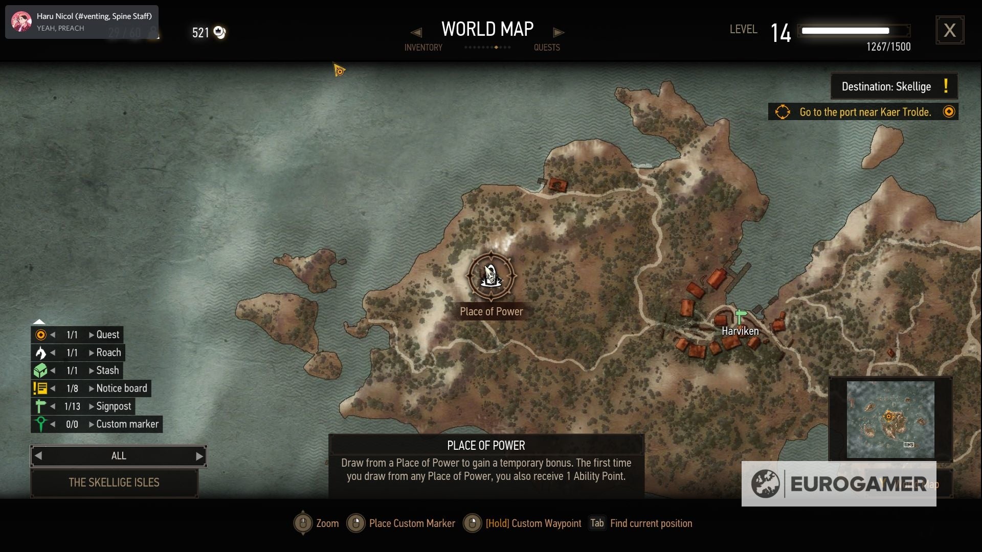 The Witcher 3 Places of Power locations list | Eurogamer.net