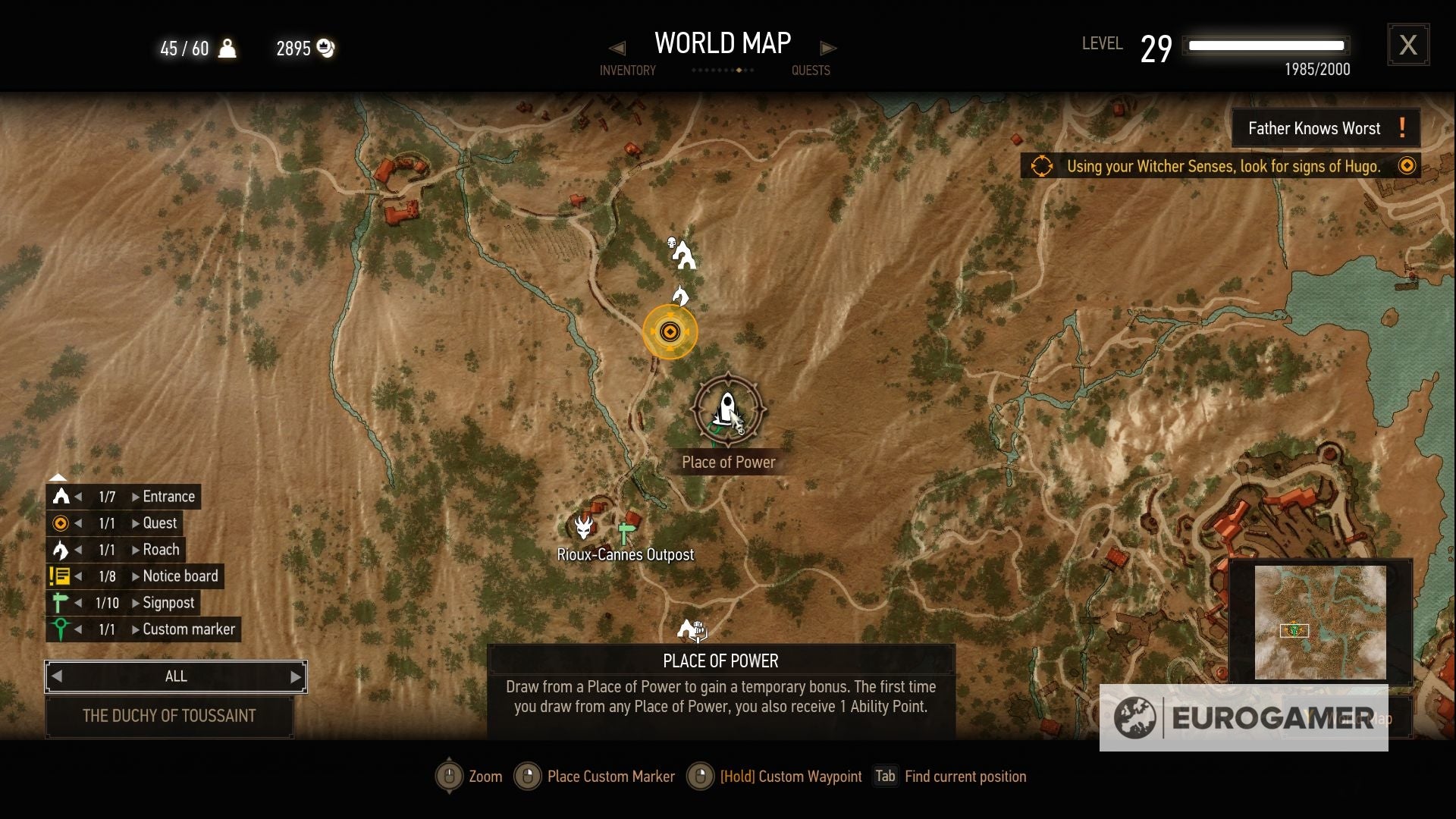 The Witcher 3 Places of Power locations list | Eurogamer.net