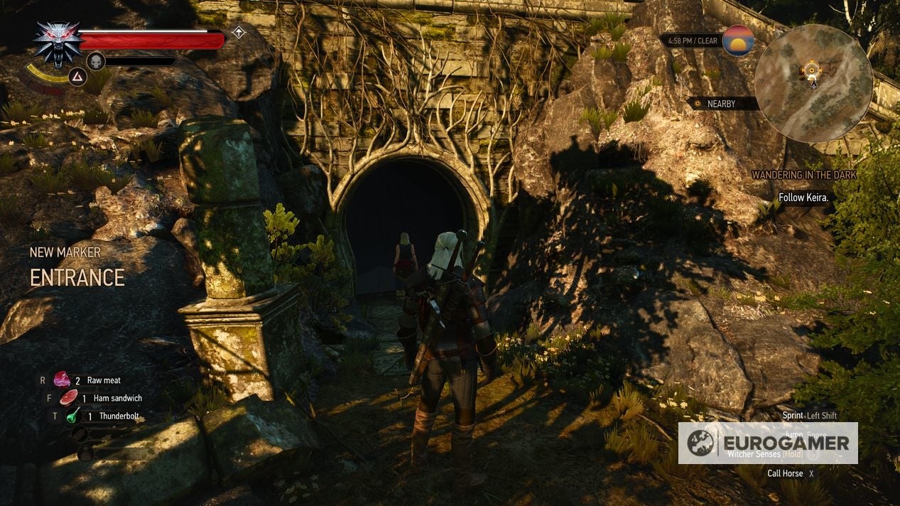 The Witcher 3 - Wandering in the Dark quest: How deal with the Golem ...