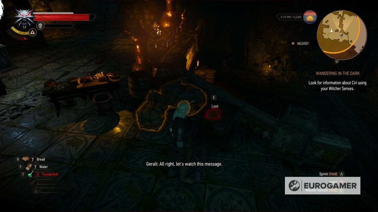 The Witcher 3 - Wandering in the Dark quest: How deal with the Golem ...