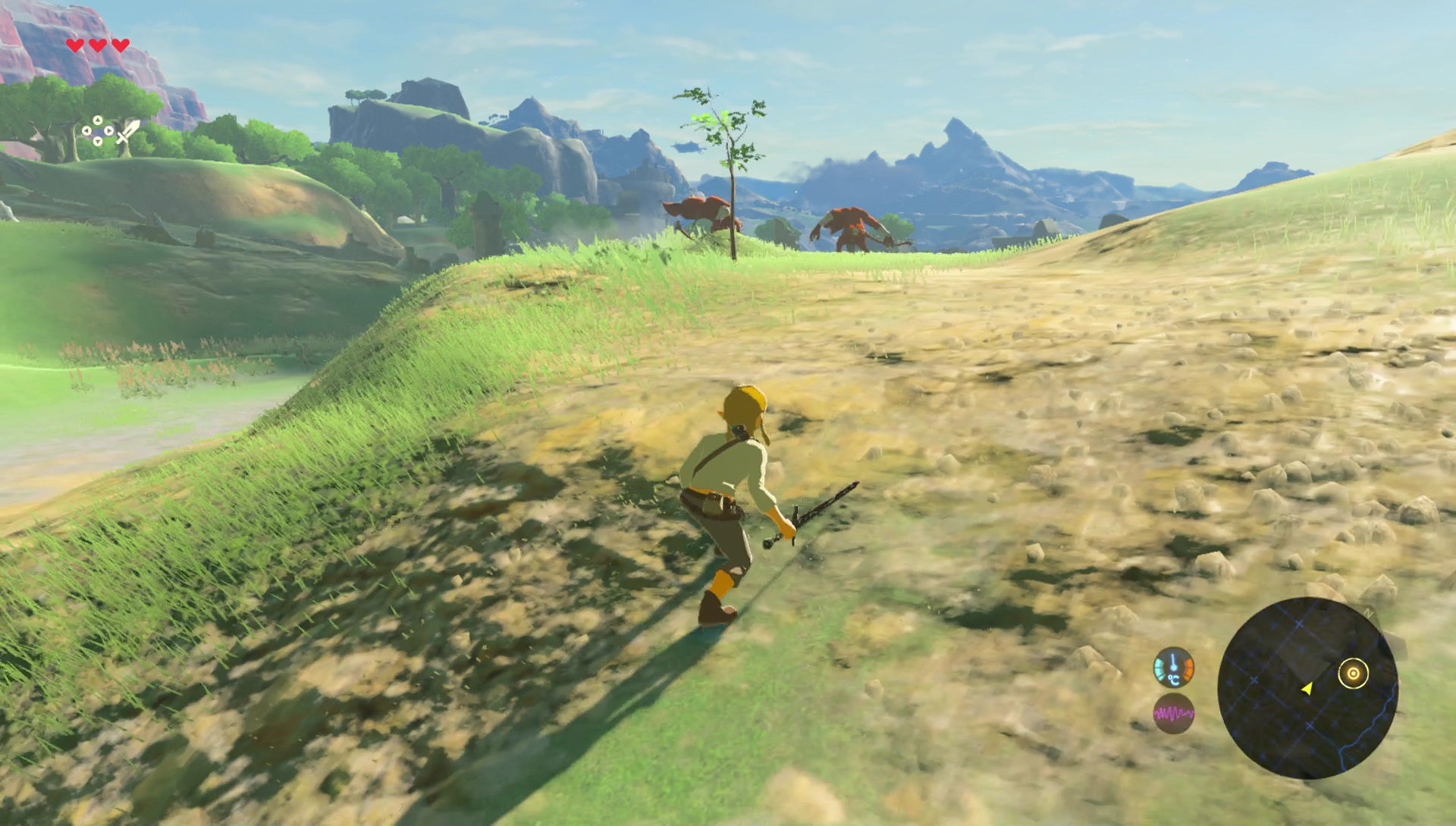 Zelda: Breath of the Wild - Great Plateau starting area, Follow the ...