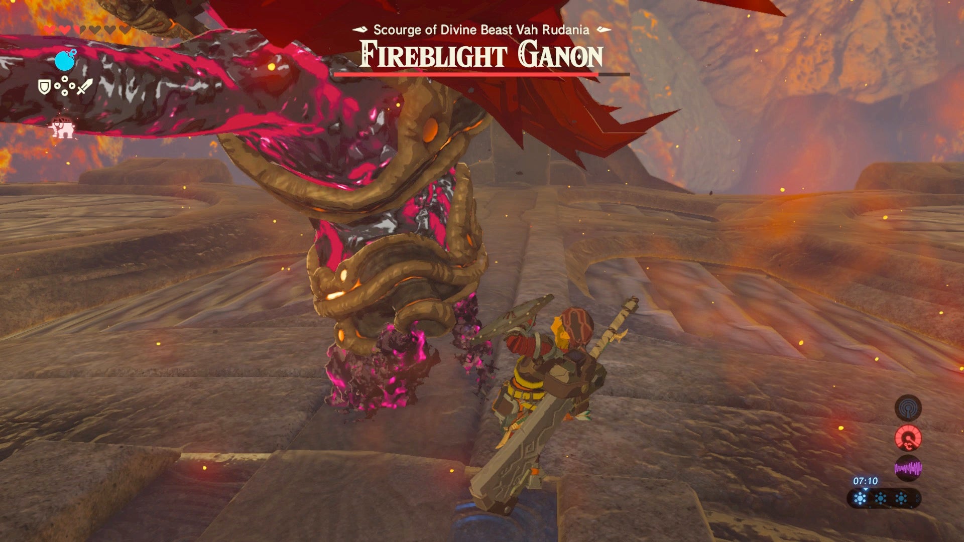 Zelda: Breath of the Wild - Fireblight Ganon boss fight strategy ...