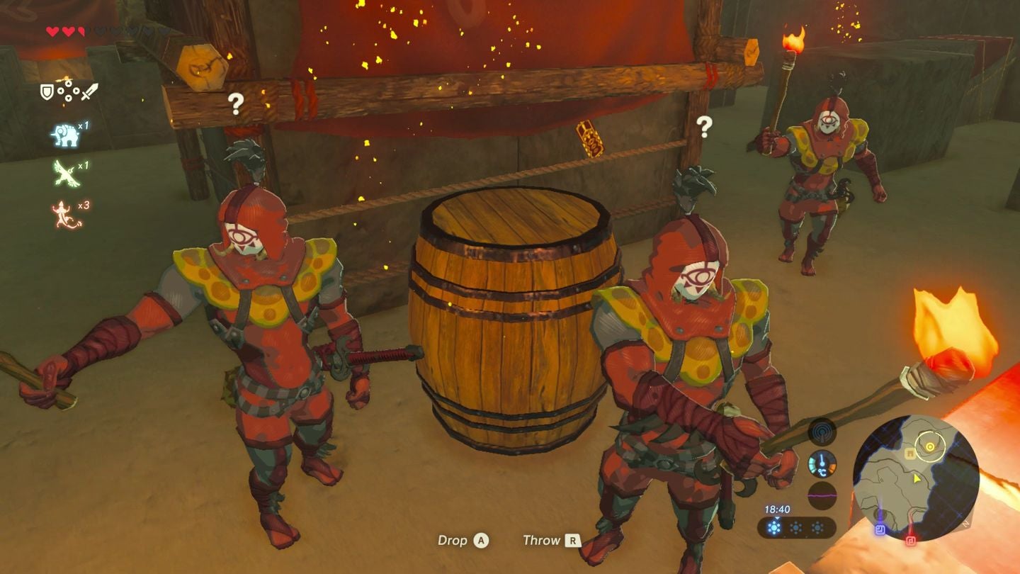 Zelda: Breath of the Wild - Yiga Valley Hideout in Karusa Valley, how ...