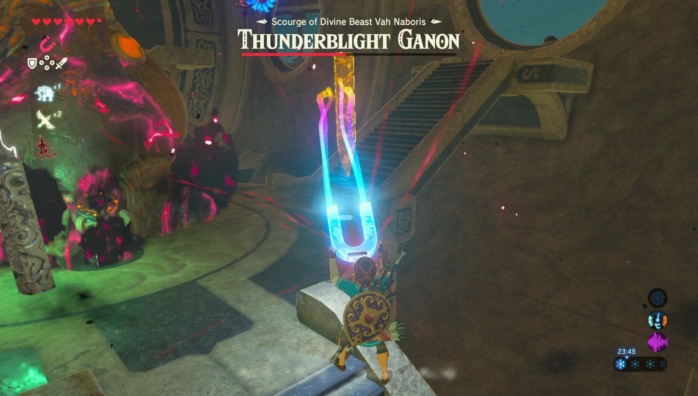 Zelda: Breath of the Wild - Thunderblight Ganon boss fight strategy ...