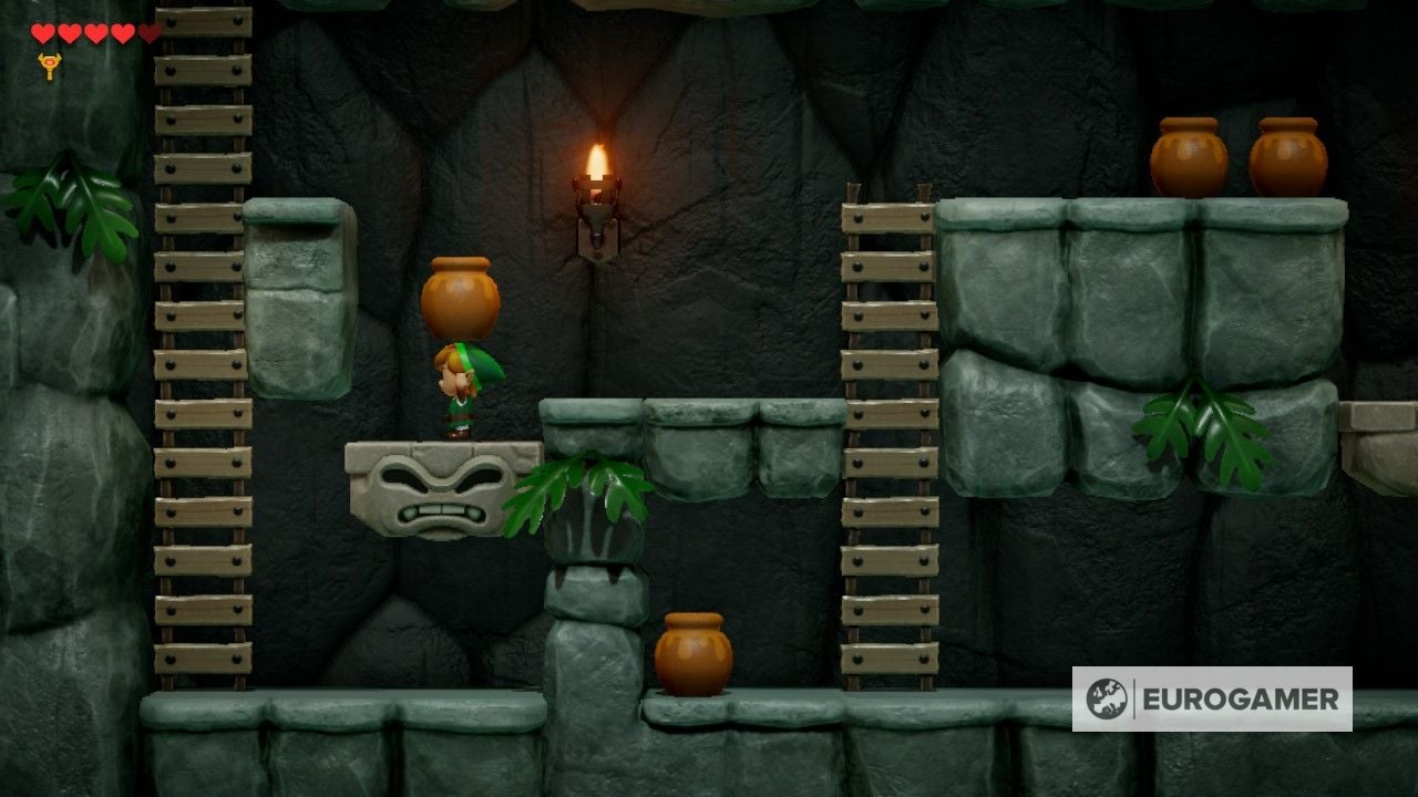 Zelda: Link's Awakening - Imprisoned Pols Voice and skeletal Staflos ...