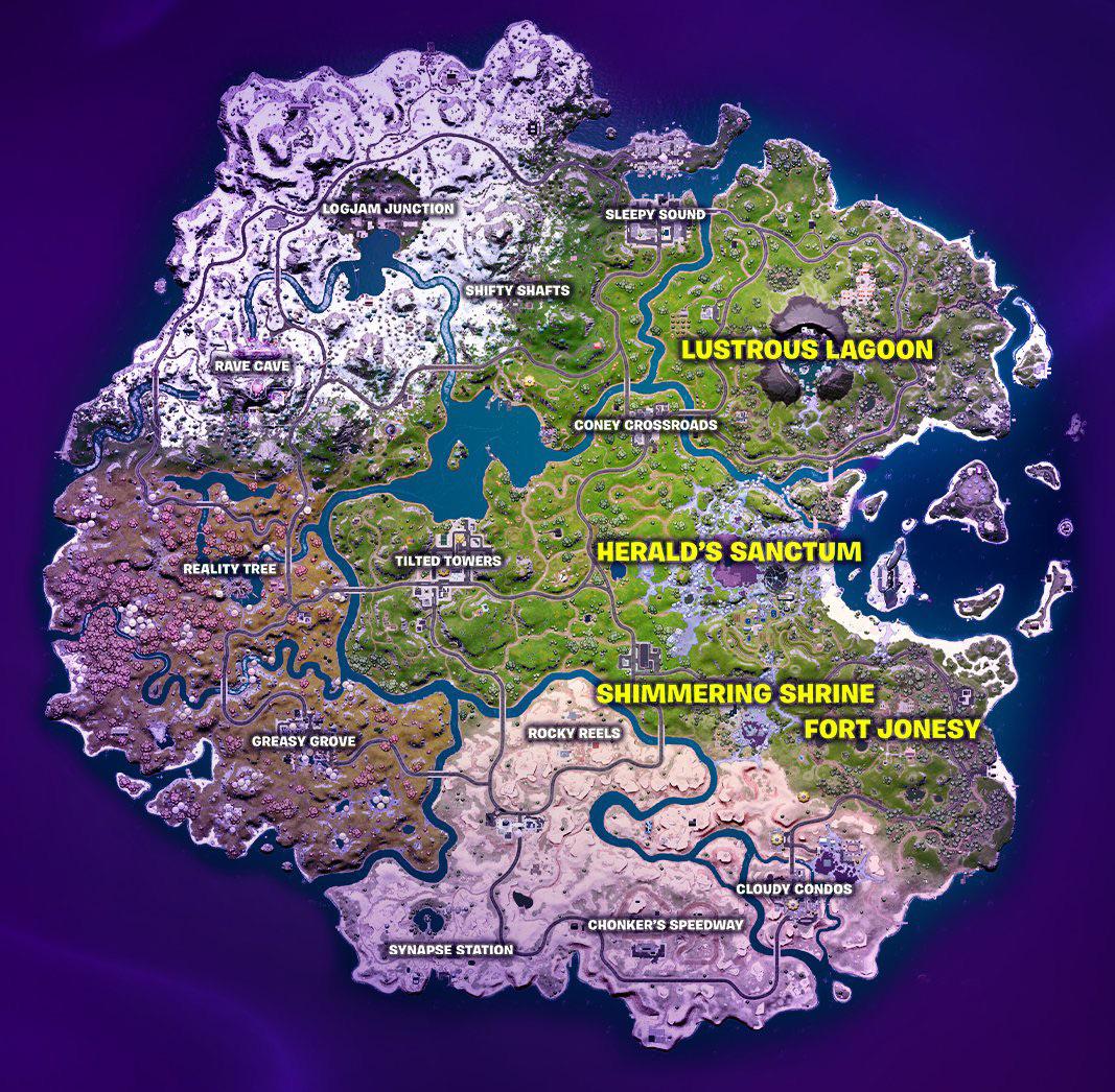 Fortnite Chapter 3 Season 4 map - Wat is er nieuw? | Eurogamer.nl